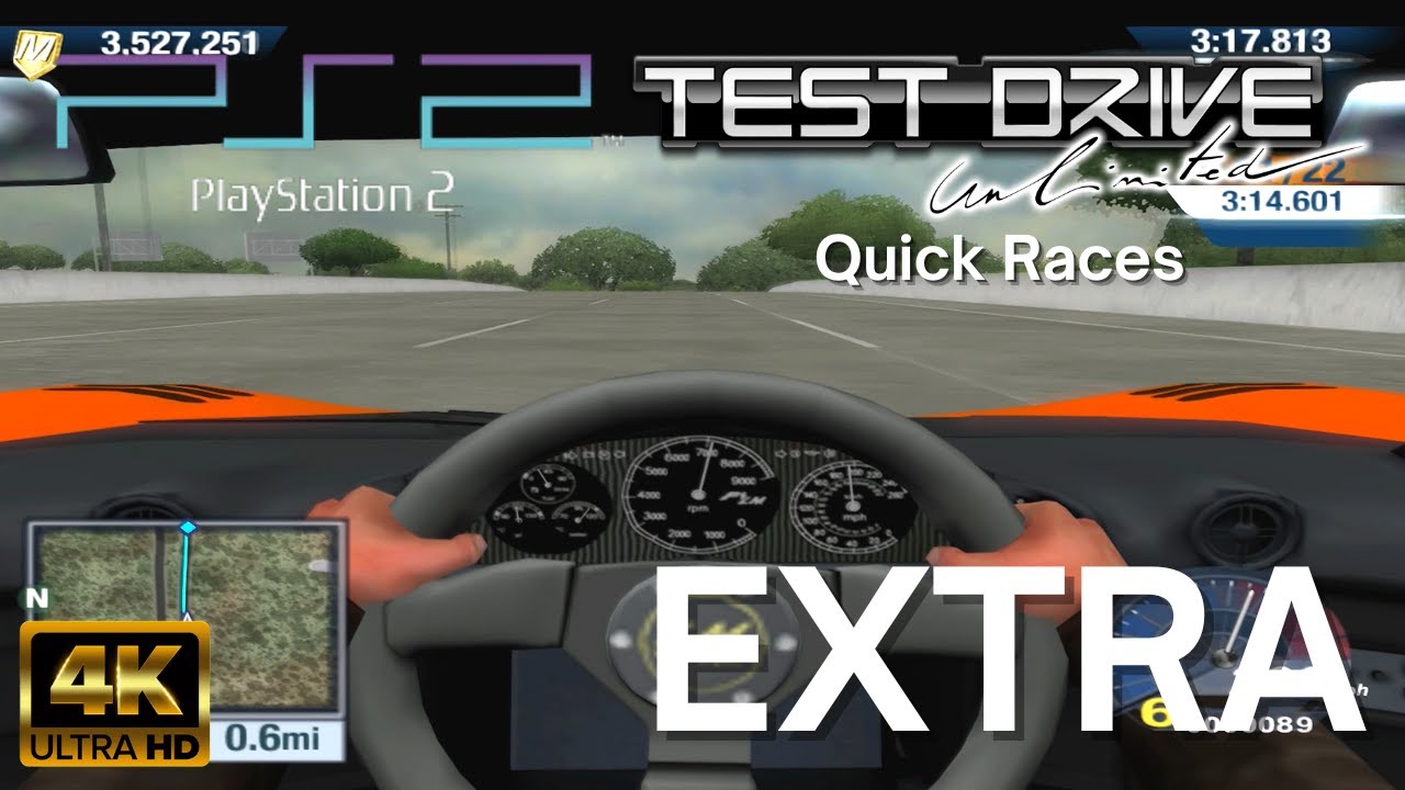 Test Drive Unlimited [4K][PS2] - Quick Races - YouTube