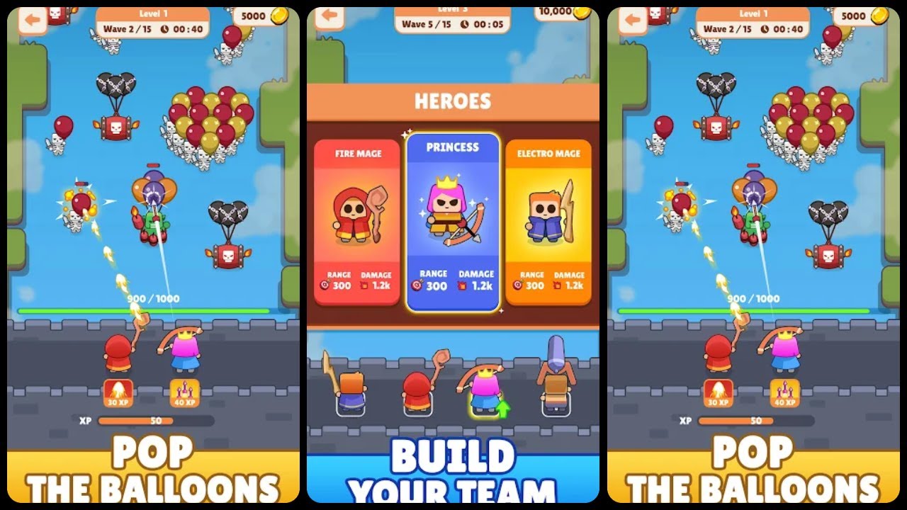 Balloon Tower Defense Game All Mobile Video Gameplay - YouTube