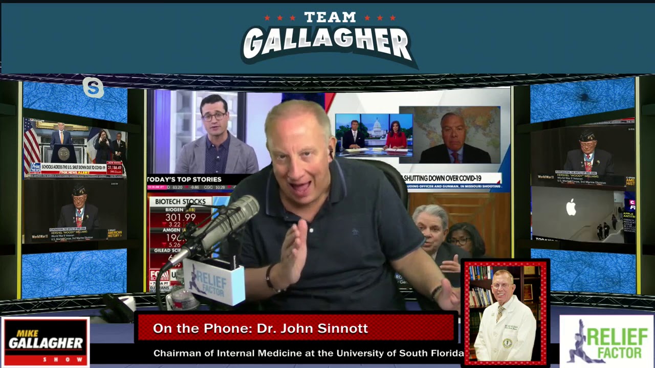 Chairman of internal medicine at USF Dr John Sinnott answers questions ...