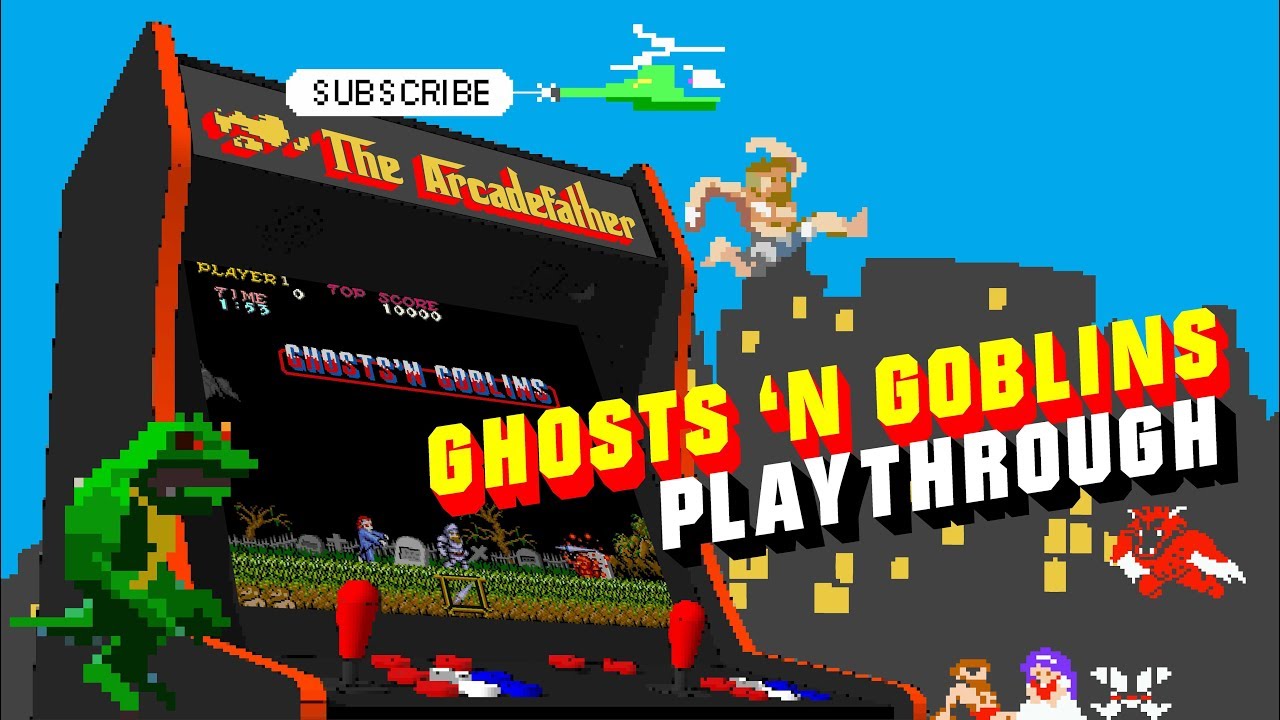 Ghosts 'n Goblins Original Arcade Game PLAYTHROUGH - YouTube