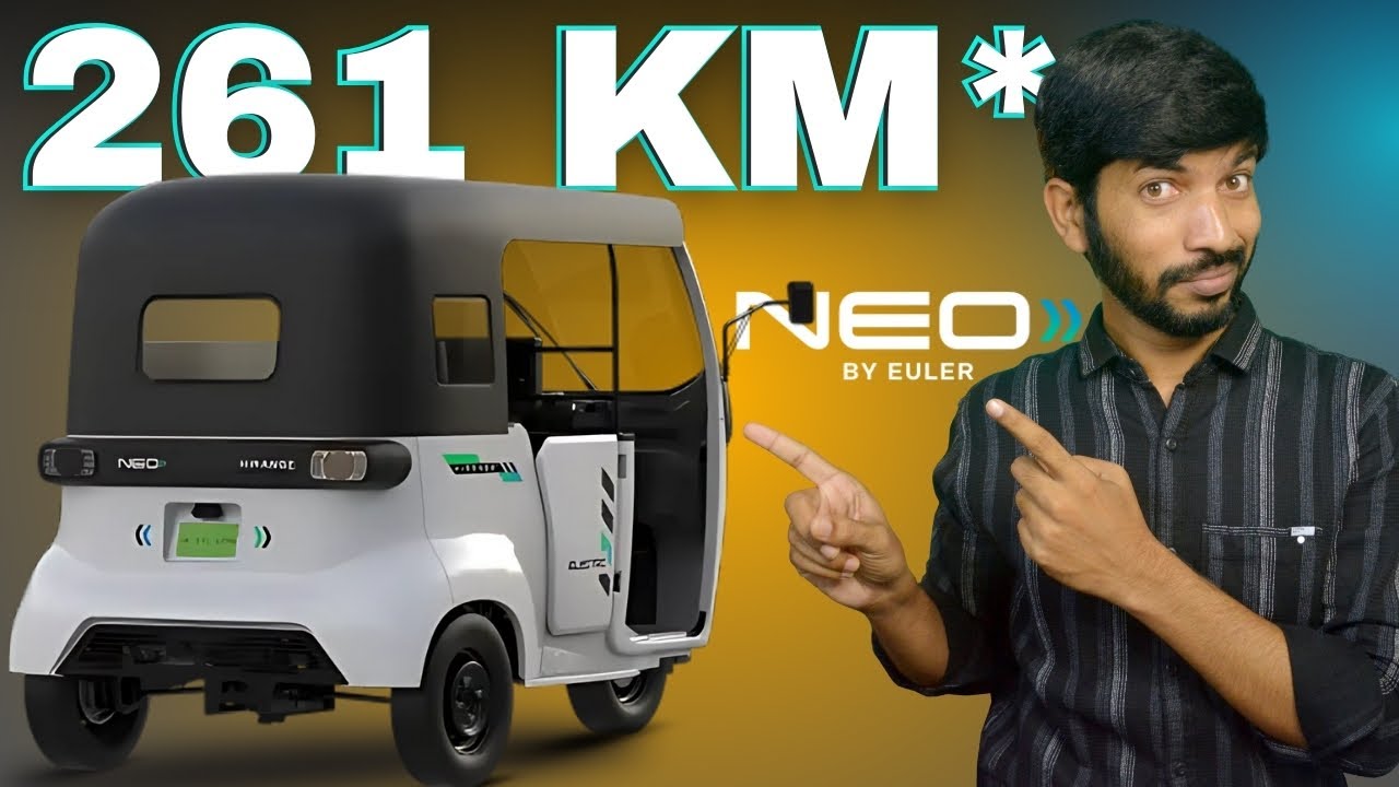 Stylish NEO HiRange Electric Auto Rickshaw 🔥 Euler Motors 2025 Review ...