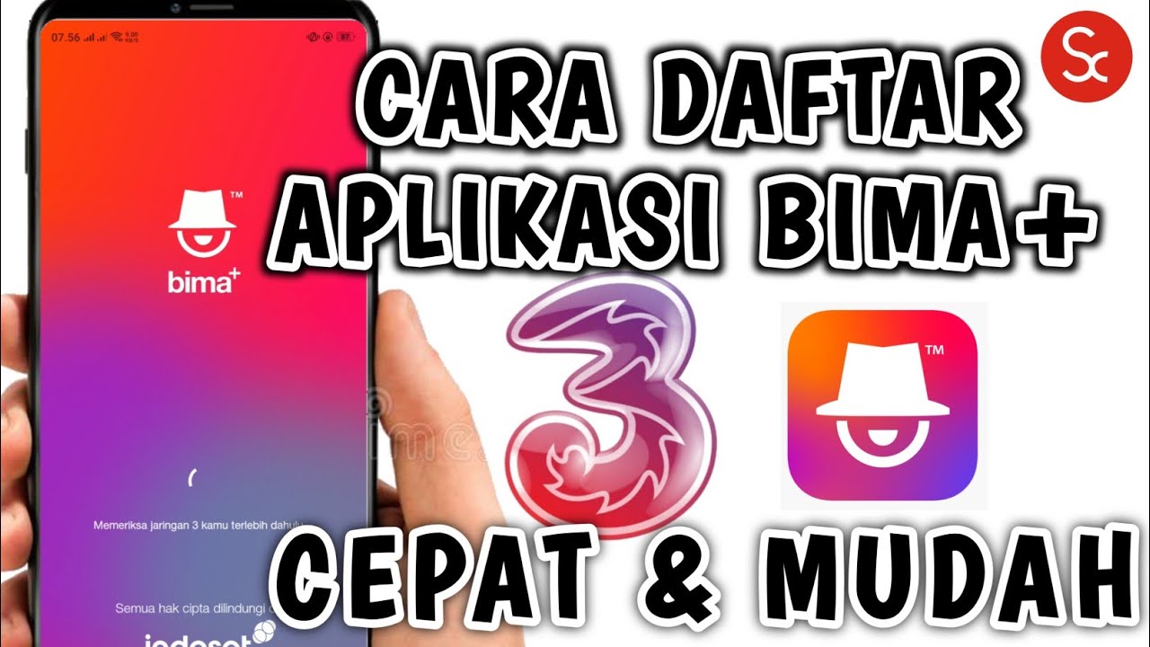 Cara Daftar (Login) Aplikasi Bima Tri 2023 - YouTube