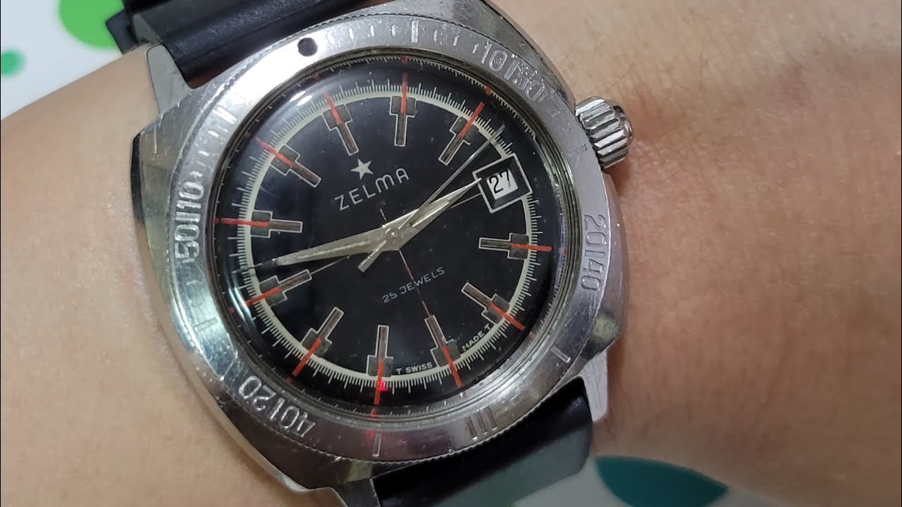 Zelma 瑞士制中古特色潛水表，市場罕有。 - YouTube