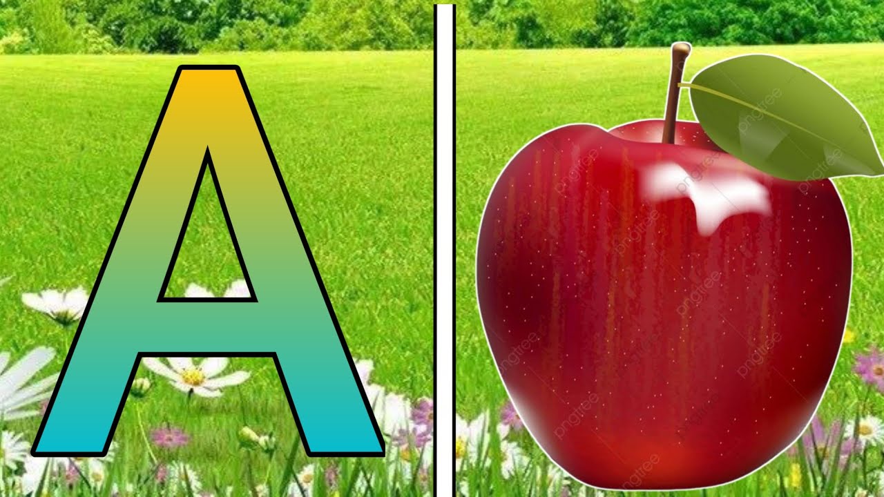 Phonics song with TWO Words - A for apple - ABC Alphabet song with ...