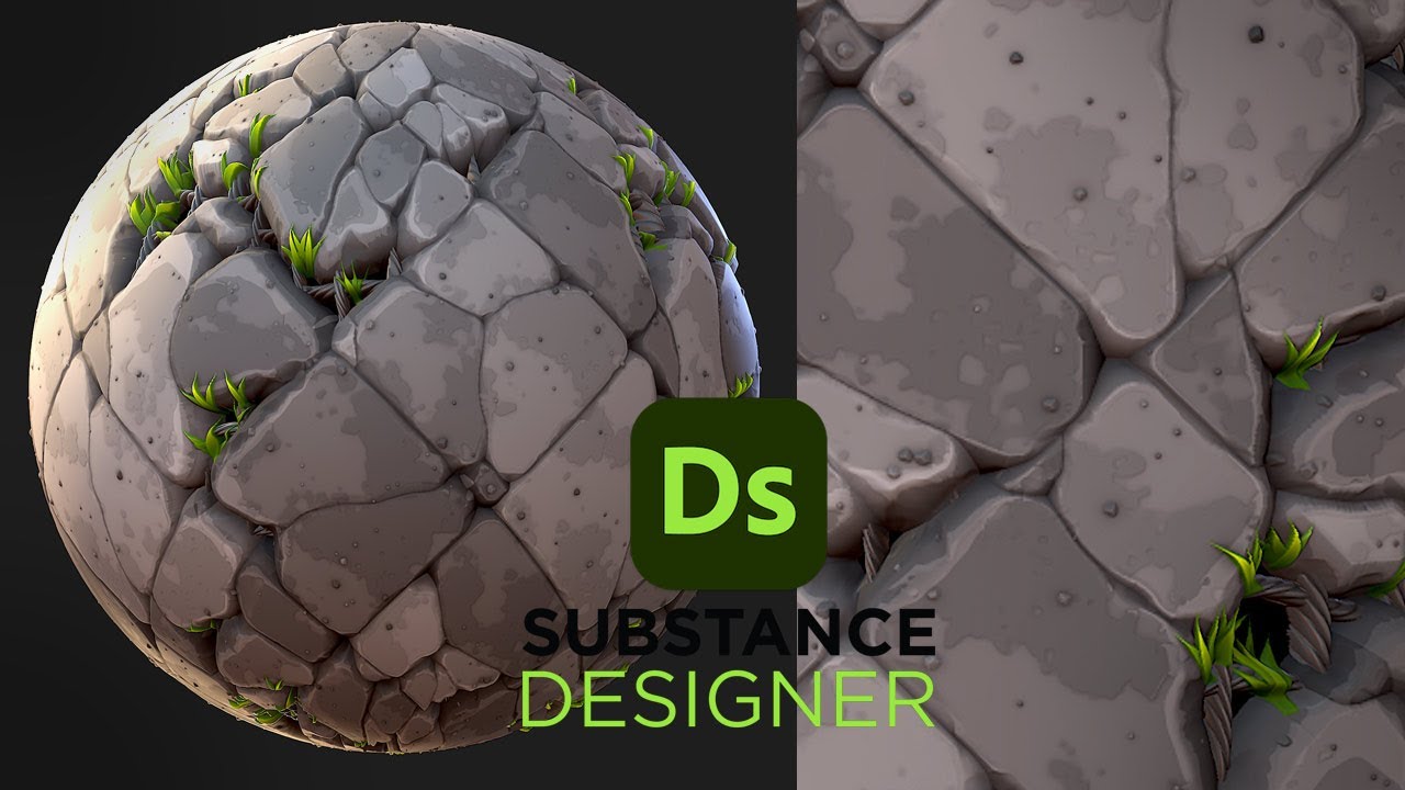 Stylized Cobblestone - Substance 3D Designer - YouTube