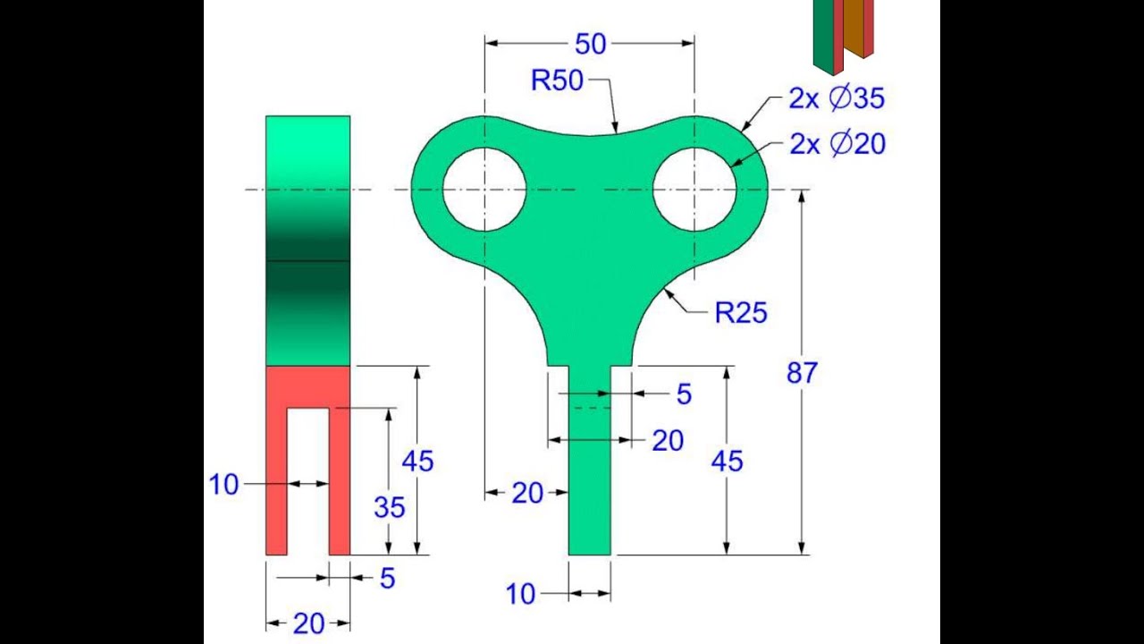 SolidWorks Exercise - 08 - YouTube