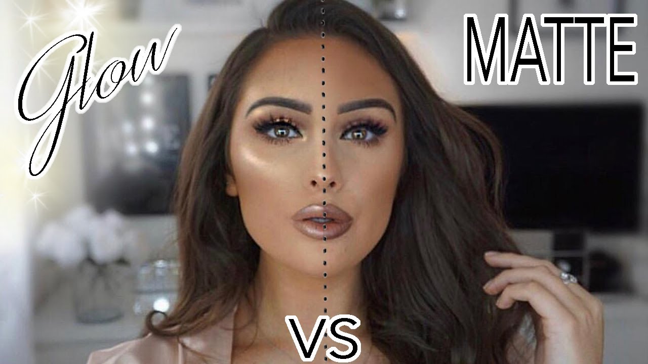 HALF GLOW | HALF MATTE FULL GLAM 2018 - YouTube