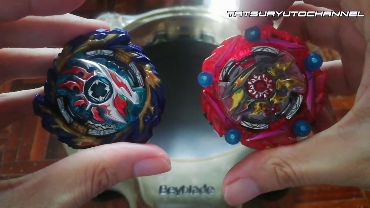 Super King Bey Battle - Mirage Helios vs Curse Hyperion [Beyblade Burst ...