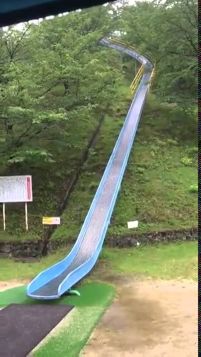 Epic Playground Slide Sends People Flying - YouTube