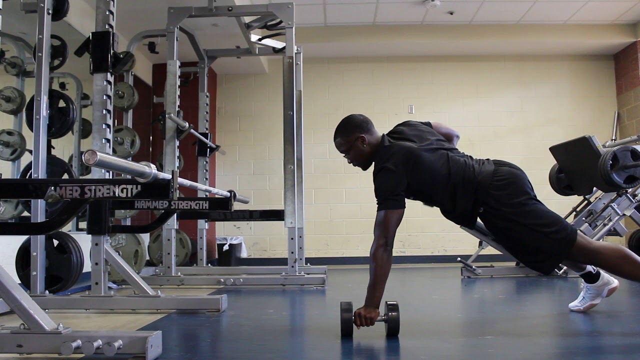 Push Up to Dumbbell Row - YouTube