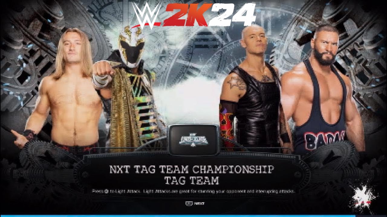 WWE 2K24 NXT NXT STAND & DELIVER - Axiom & Nathan Frazer VS Wolf Dogs ...