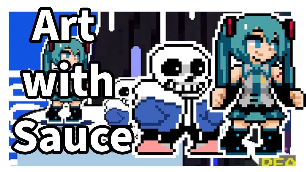 Art with Sauce | Hatsune Miku & Sans - YouTube