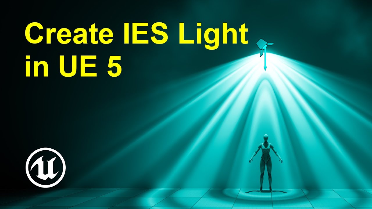 How to create IES Light in Unreal Engine 5 - YouTube