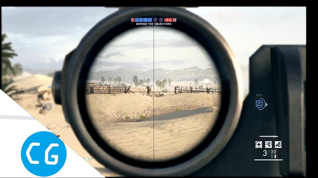 Battlefield 1 Multiplayer #3 [Ceda Games] Sniper battle! - YouTube