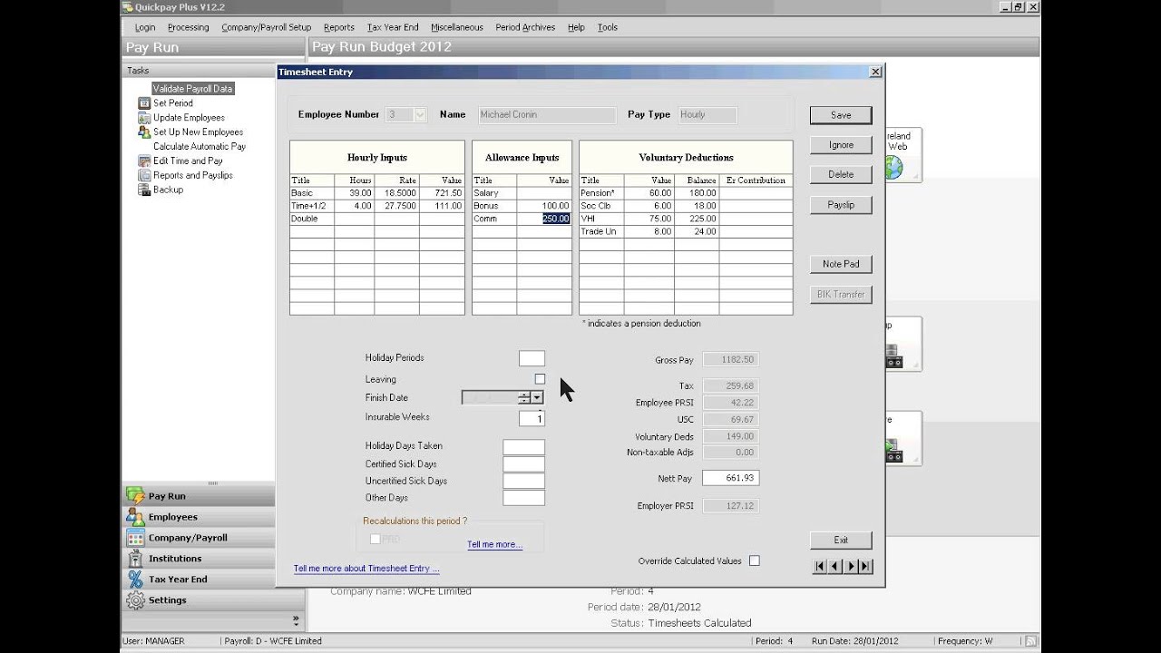 Sage Payroll for Ireland An Employee Leaves... - YouTube