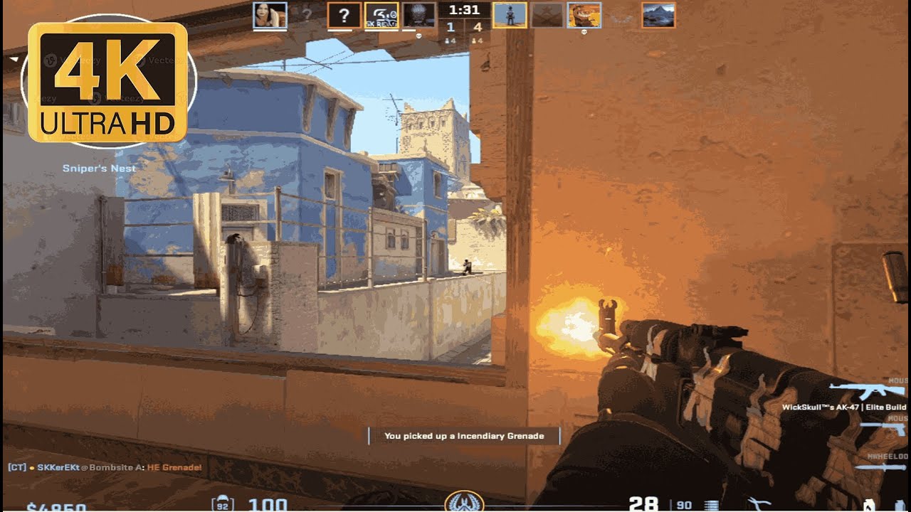 Counter Strike 2 FULL Gameplay in 4K | SILVER | (No Commentary) - YouTube