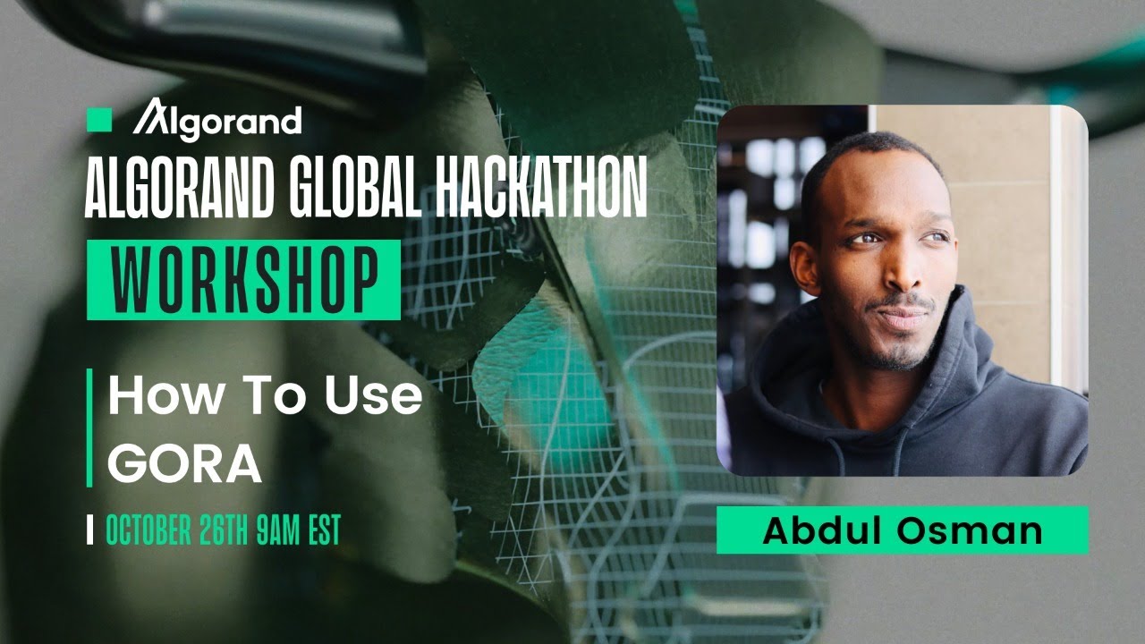 How To Use GORA | Algorand "Build-A-Bull" Hackathon Workshop Series Ep02 - YouTube