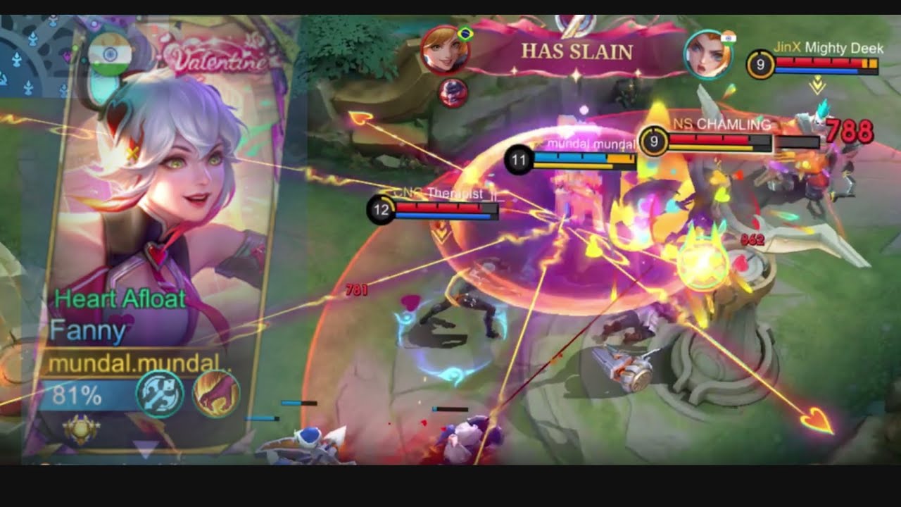 Best fanny skin ? Heart Afloat skin montage #mlbb - YouTube