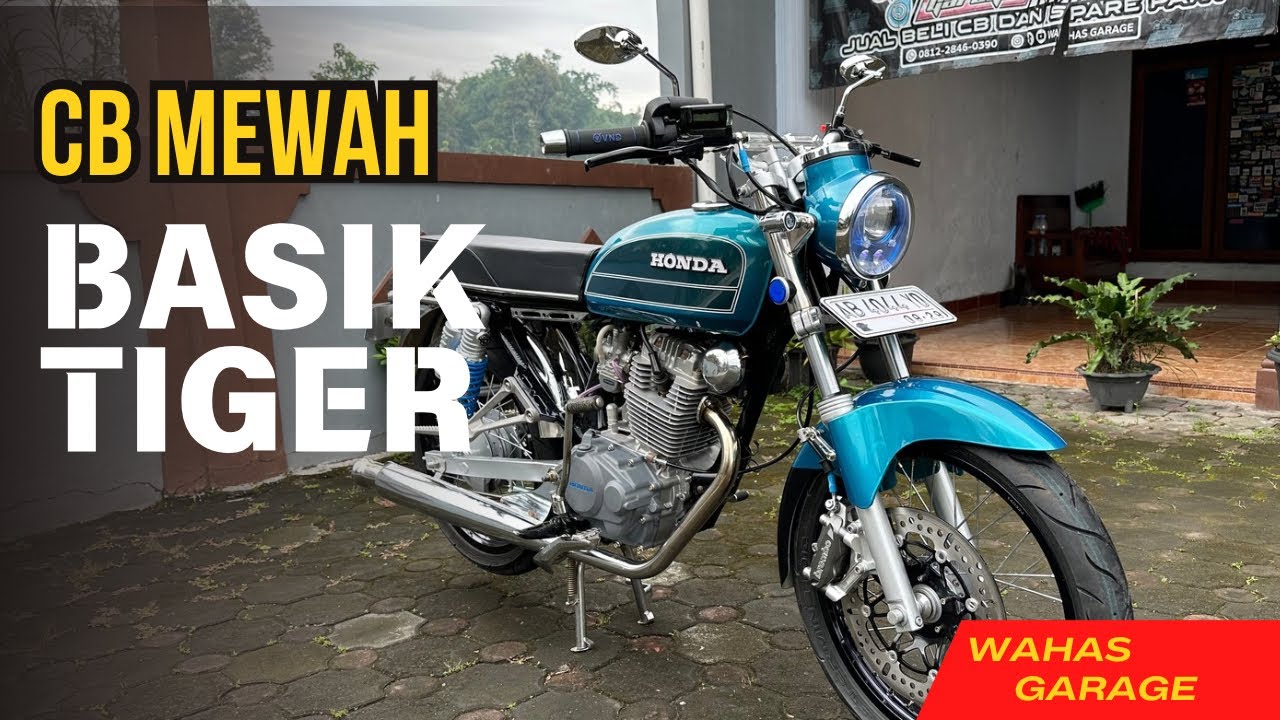 HONDA CB 125 BASIK TIGER MEWAH #cb100 #viral - YouTube