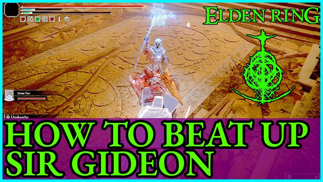 ELDEN RING How to beat Sir Gideon Ofnir, the All-Knowing easy - Elden ...