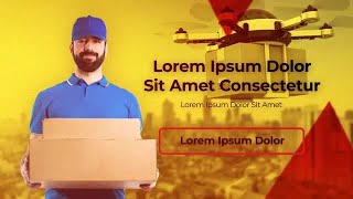 Online Store Logistics Delivery Service After Effects Template By After ...