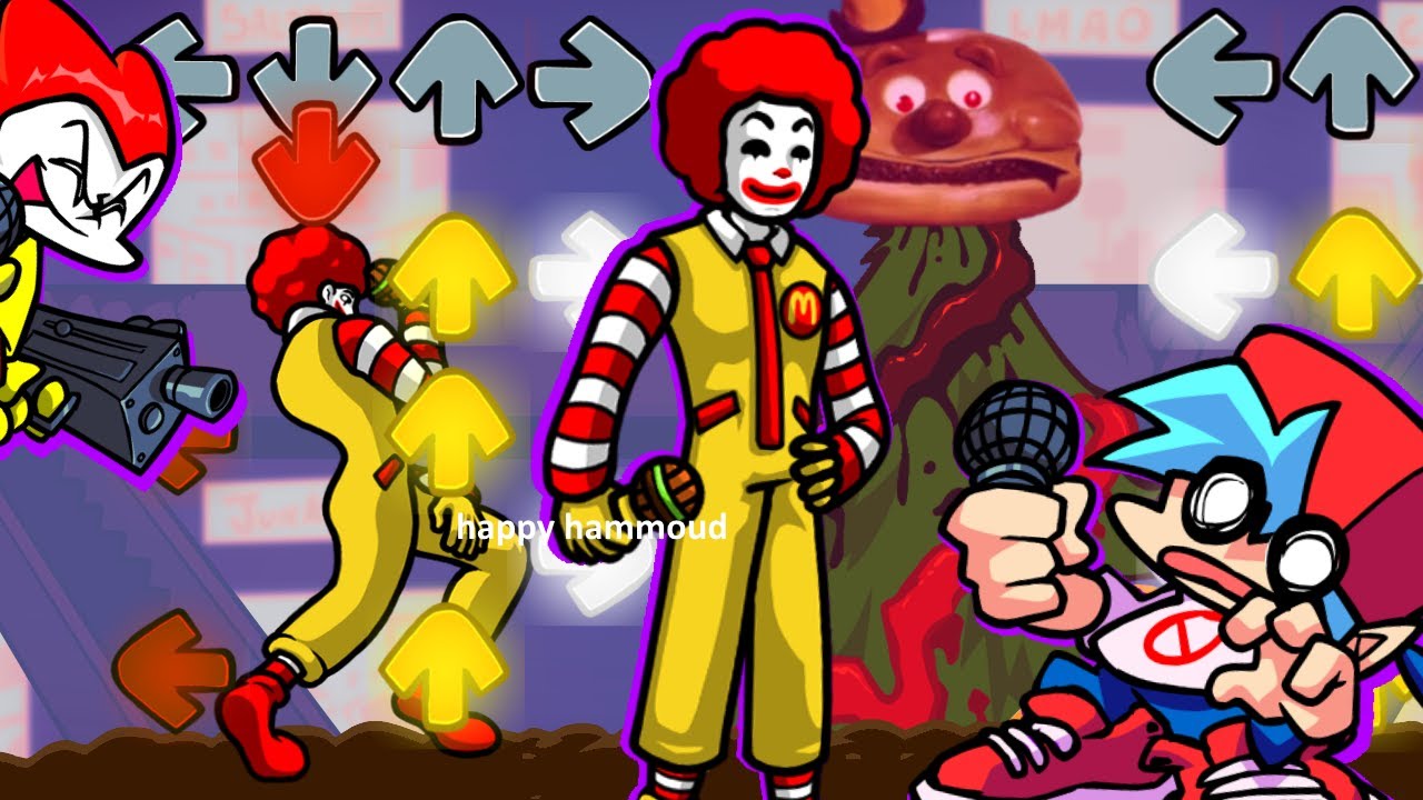 Friday Night Funkin' RONALD MCDONALD MOD [HARD DIFFICULTY] (+Ronald ...
