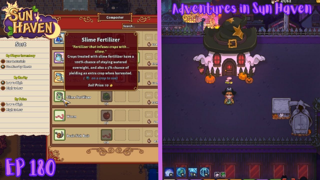 Discovering Slime Fertilizer & The Ghost Shed - Adventures in Sun Haven ...
