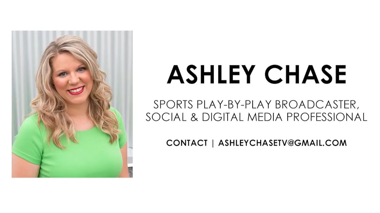 Ashley Chase: Hockey Play-by-Play, Full Game - YouTube