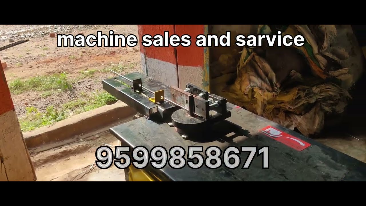 TMT colum pillar ring making machine - YouTube