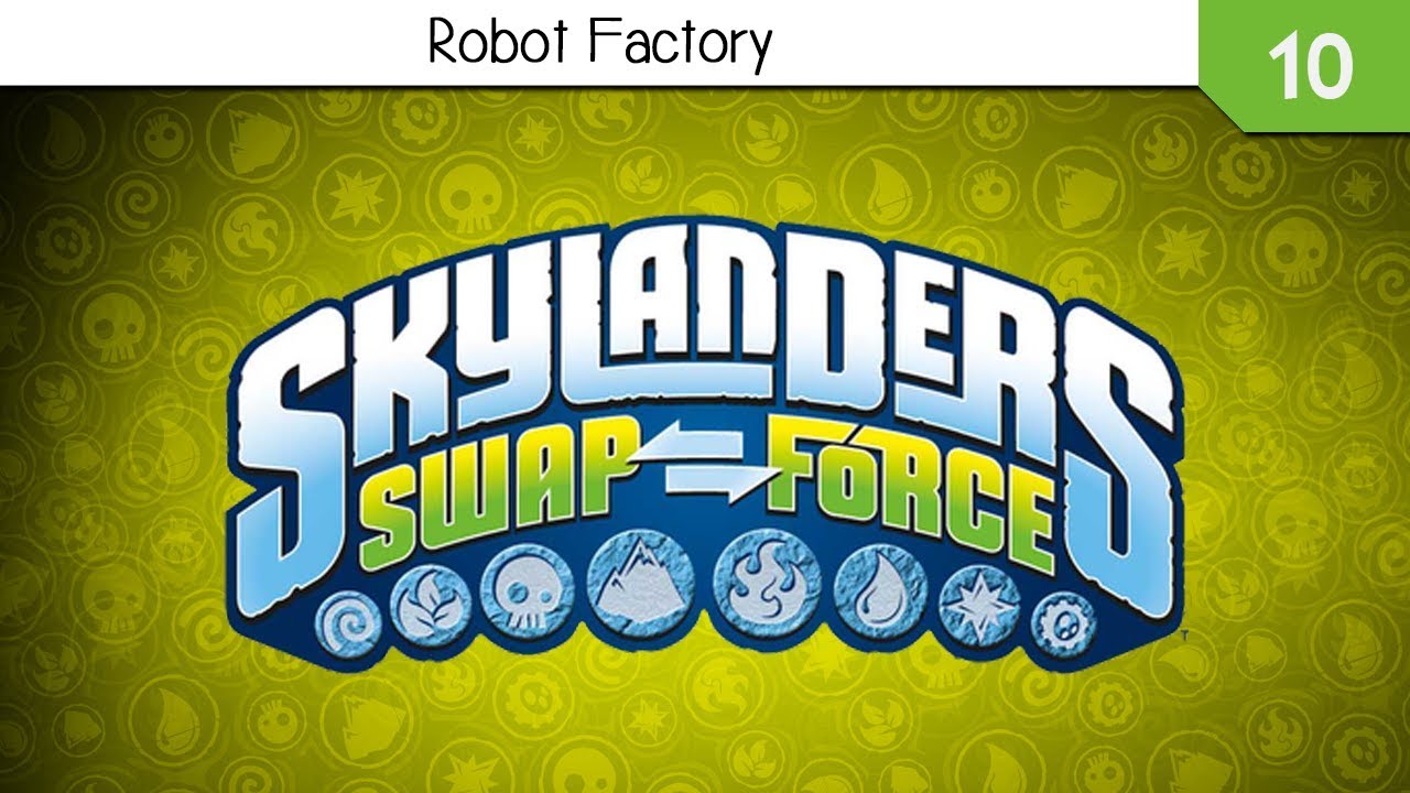 Skylanders: Swap Force 3DS (Hard Mode) - Robot Factory - YouTube