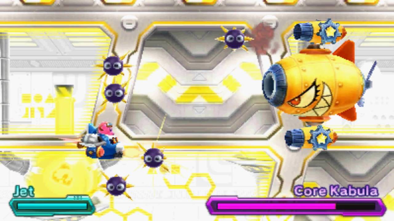 Kirby: Planet Robobot - 'Core Kabula' Boss Fight (No Damage) - YouTube