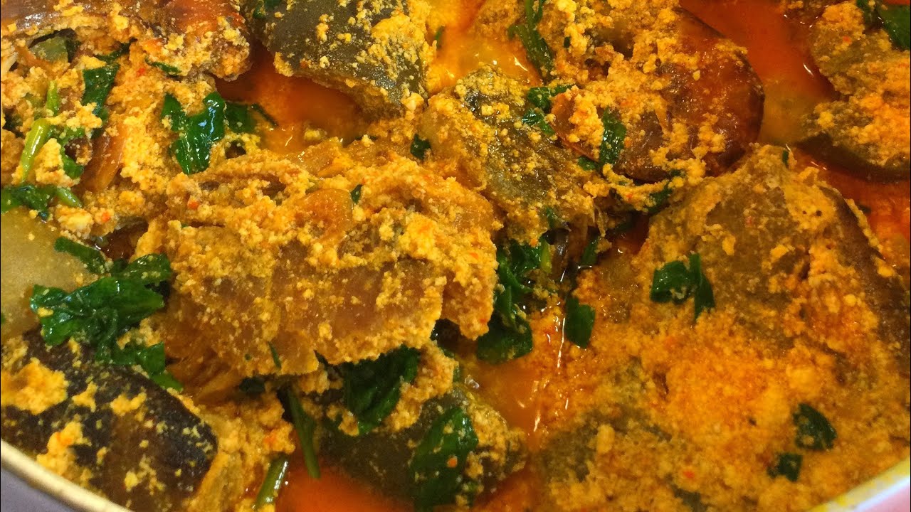 Egusi soup/ how to cook delicious Egusi soup. - YouTube