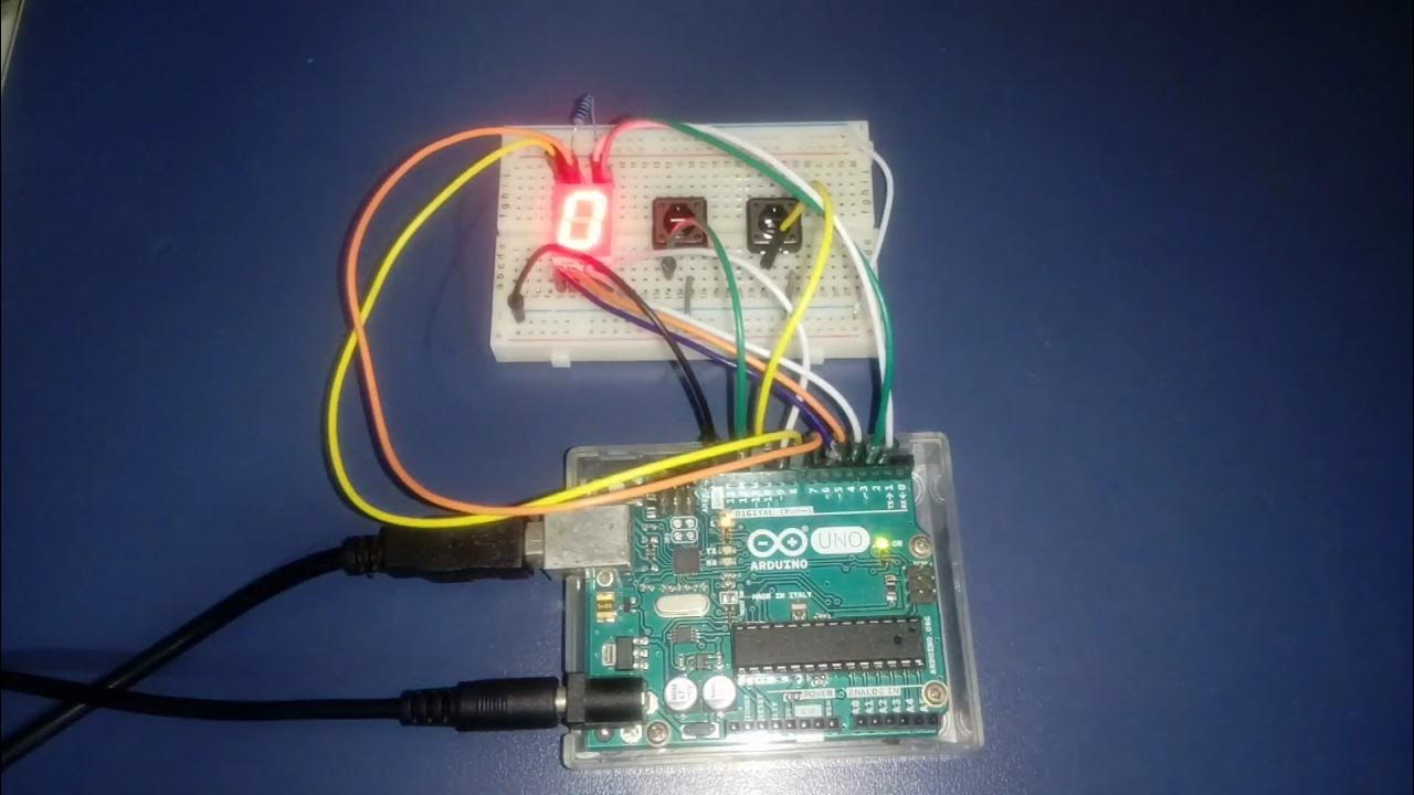 Contador de cliques com display 7 segmentos - Arduino Básico - #59 - YouTube