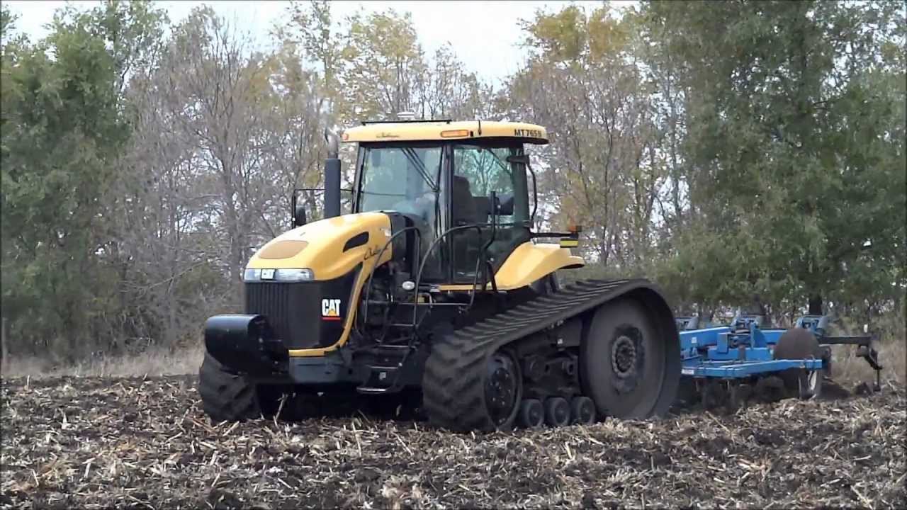 Challenger MT765B Track Tractor with DMI Ecolo-Tiger 530 - YouTube