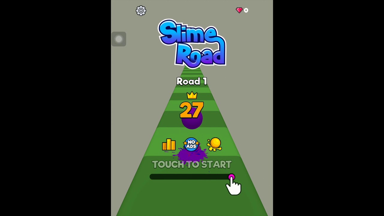 Slime Road - 1 - No ADS - Colors Gameplay - YouTube