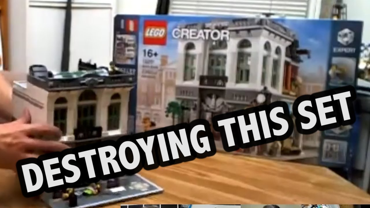 Destroying a $170 LEGO Set - YouTube