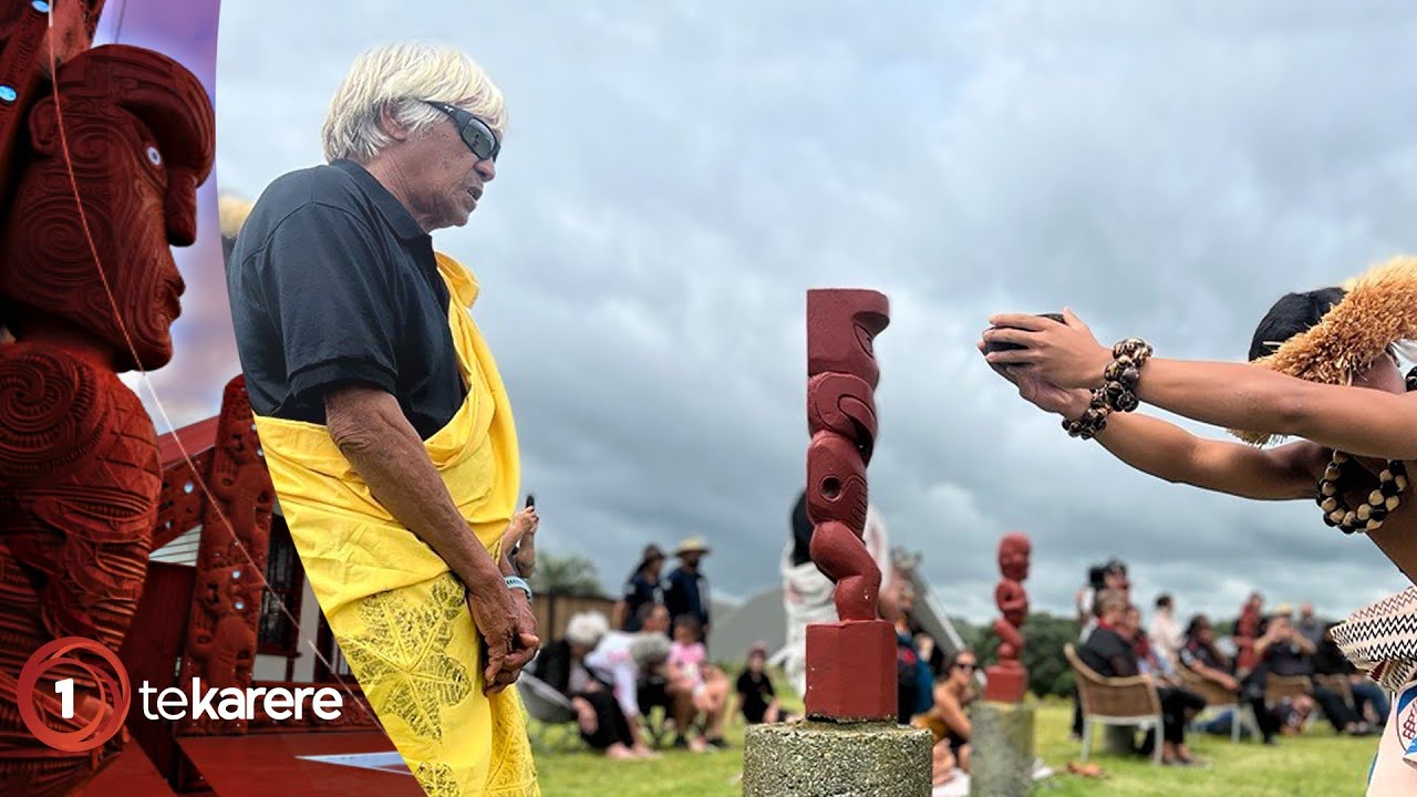 Kupe Waka Centre welcomes Hawaiian delegation - YouTube