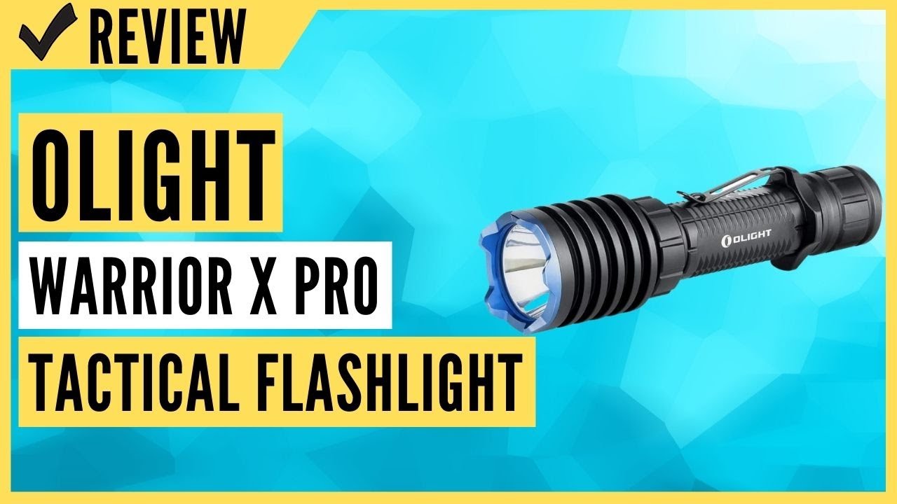 OLIGHT Warrior X Pro 2100 Lumens Tactical Flashlight Review - YouTube