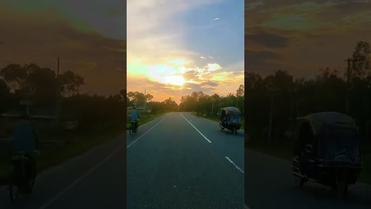 Bike tour panchagarh to tetulia road - YouTube