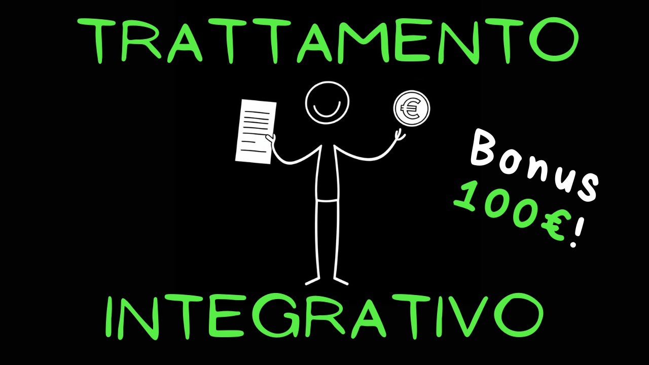 NOVITA’ TRATTAMENTO INTEGRATIVO ex Bonus Renzi | BONUS 100 euro in più ...