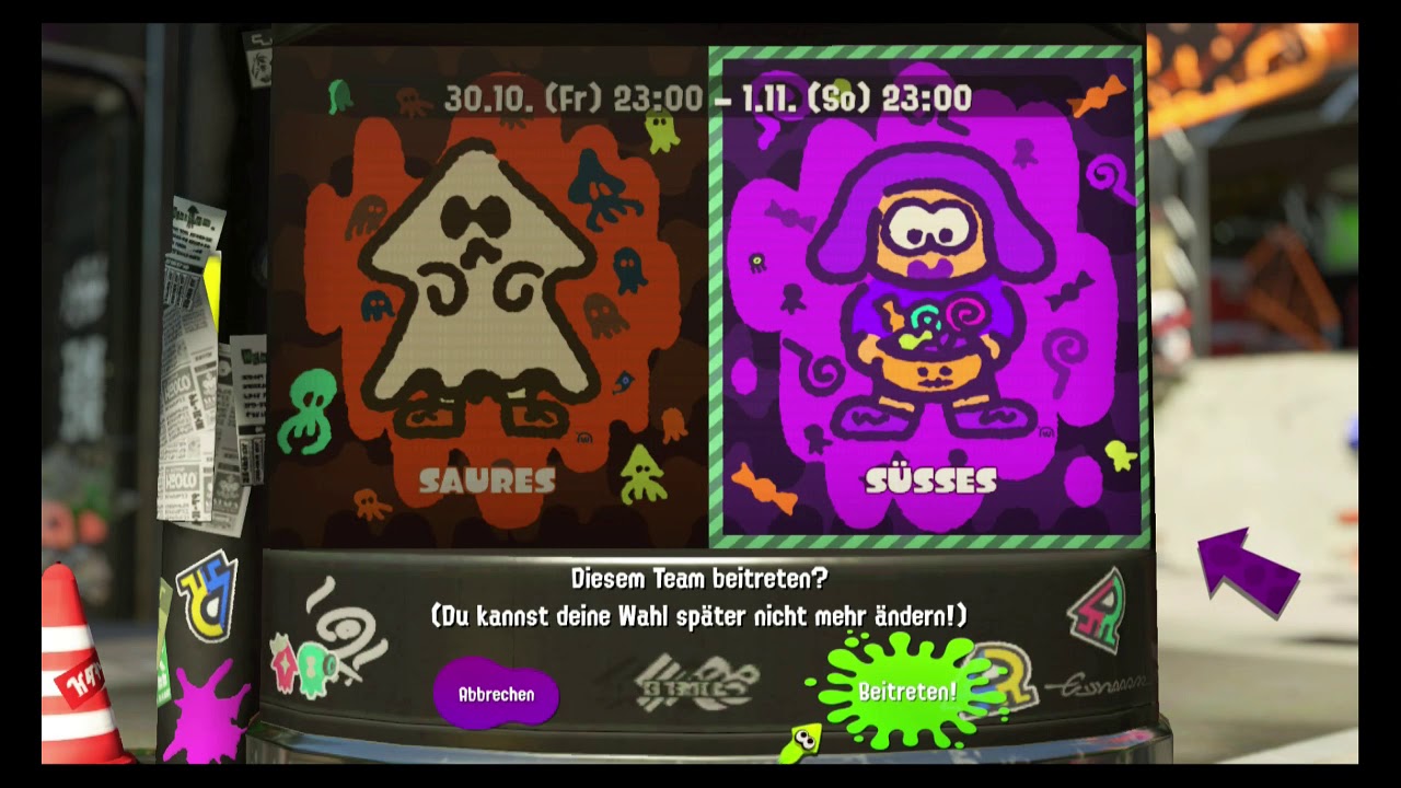 Splatoon 2 Team auswahl - YouTube