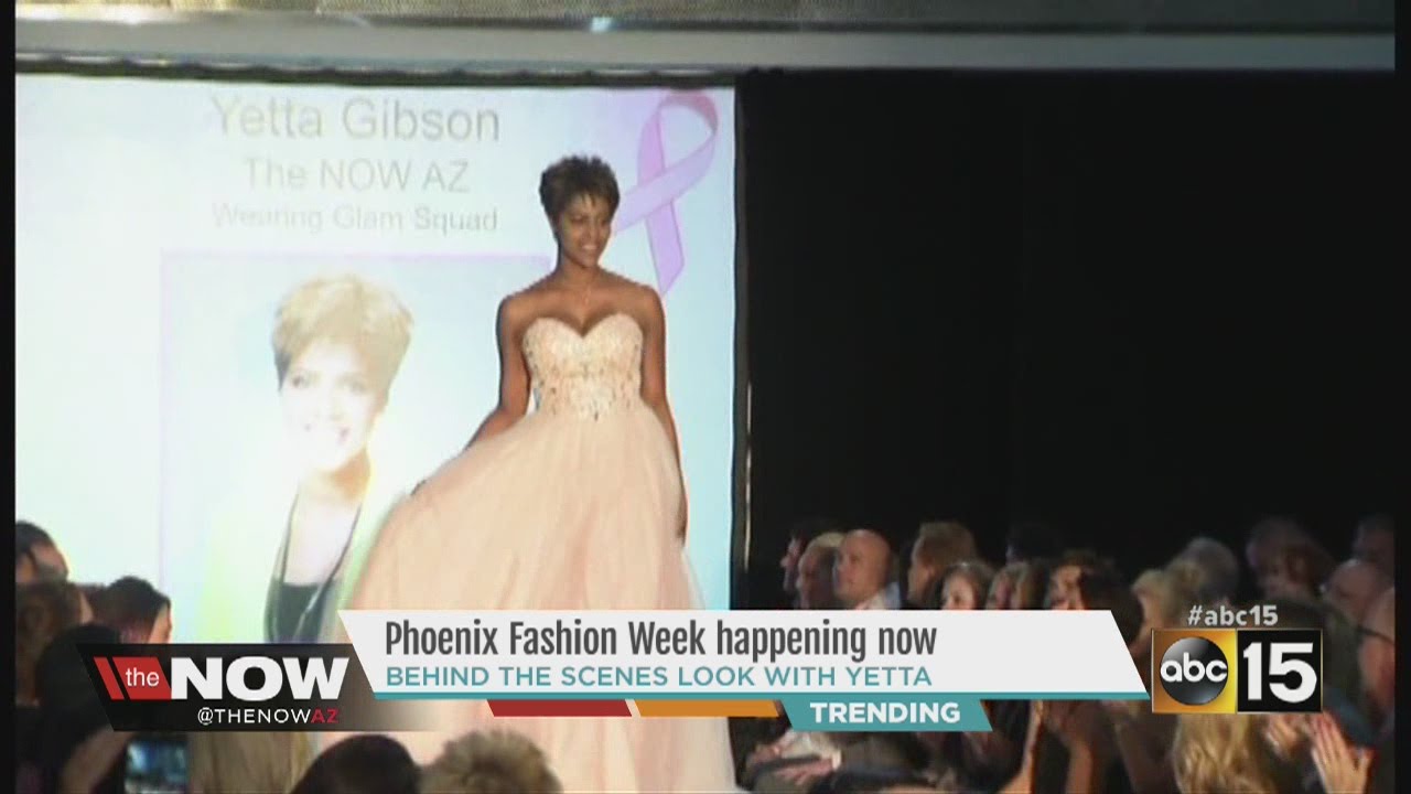 Yetta Gibson walks the runway for Phoenix Fashion Week - YouTube