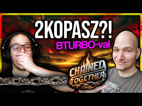 ÖSSZELÁNCOLTAK BTURBO-val 😱 (Chained Together x @BTURBOGAMEPLAY)