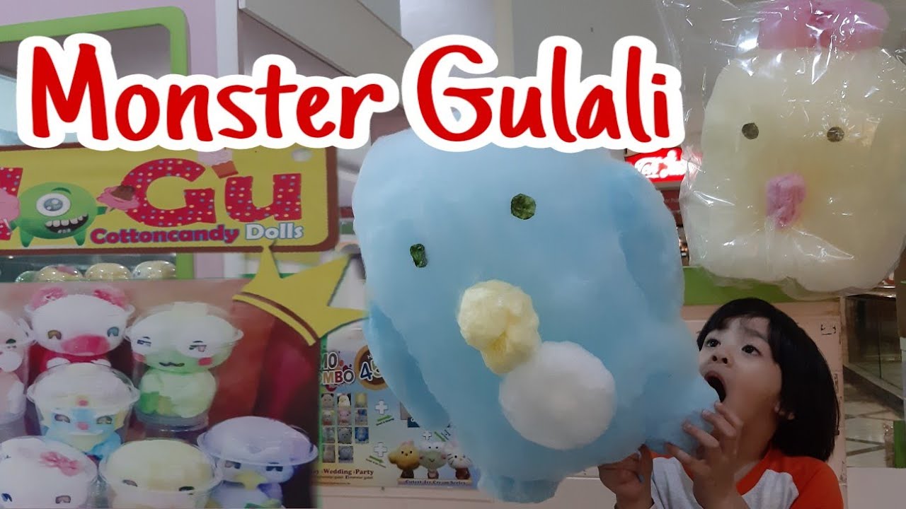 Cotton Candy - Permen Kapas Besar | Monster Gulali - YouTube