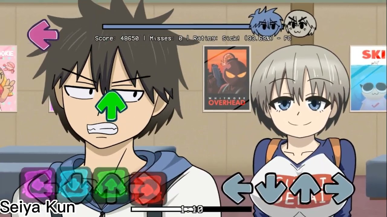 Fnf Mod Sakurai Vs Uzaki Android - YouTube