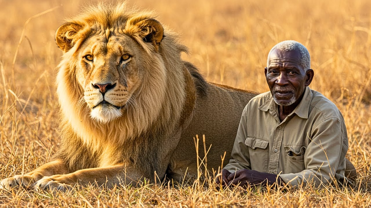 This Broken Lion Trusted No One — Until a Gentle Old Man Changed ...
