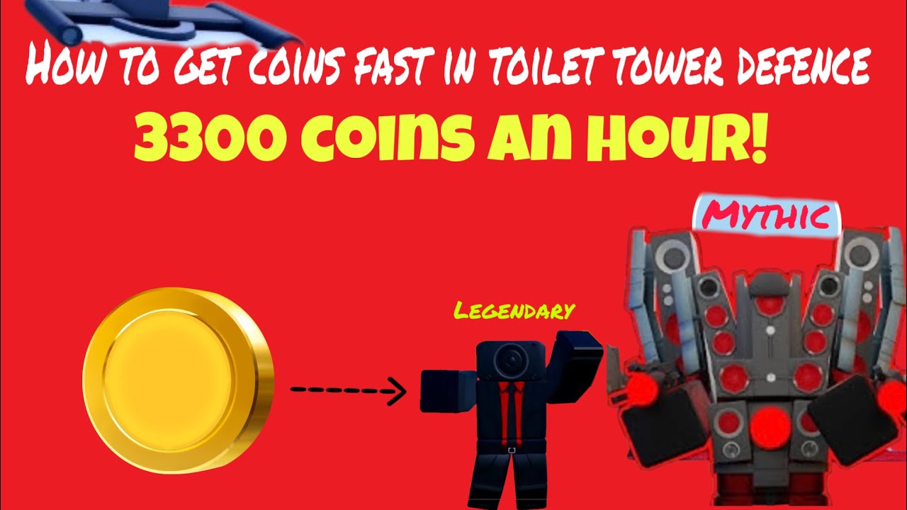 How to gain coins fast in toilet tower defence! - YouTube