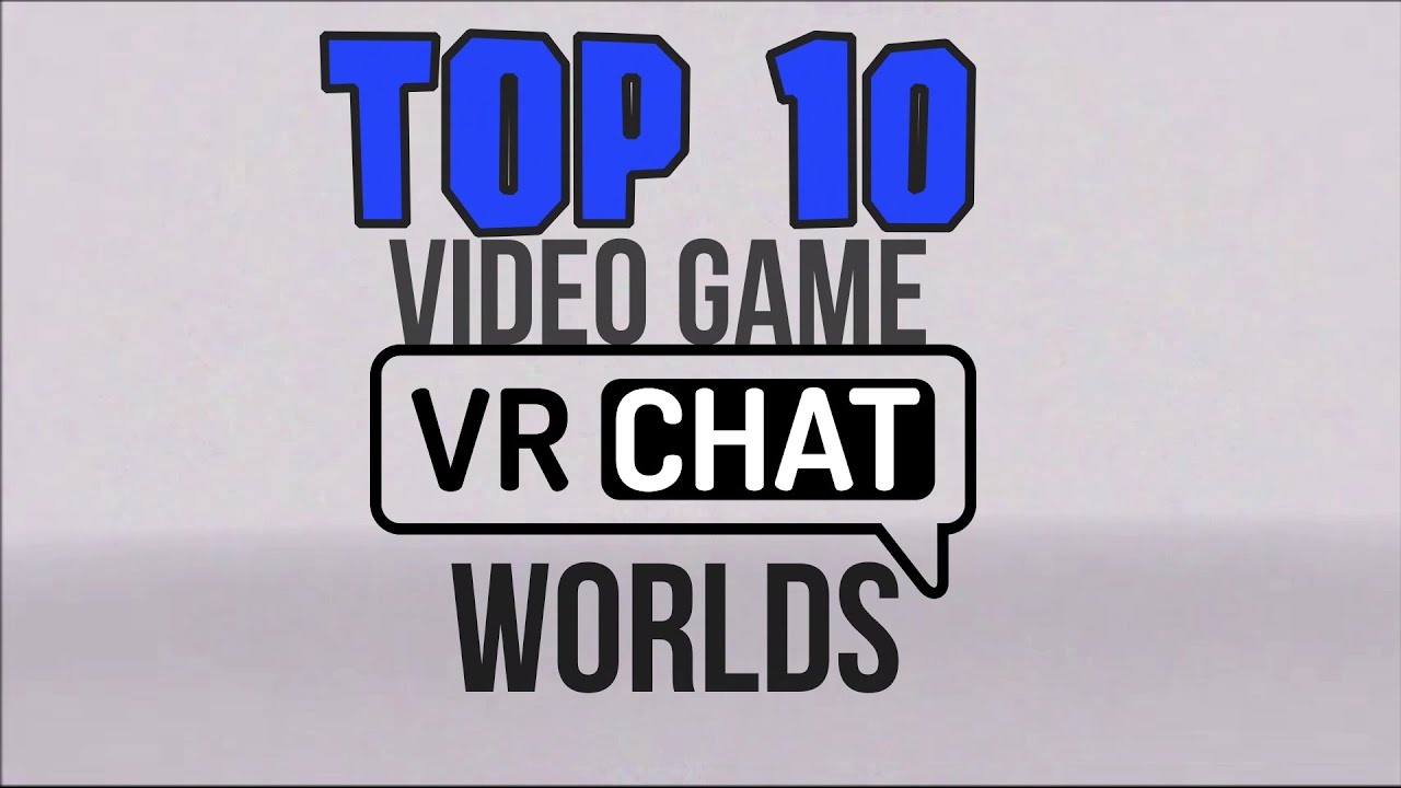 Top 10 Video Game VRChat Worlds - YouTube