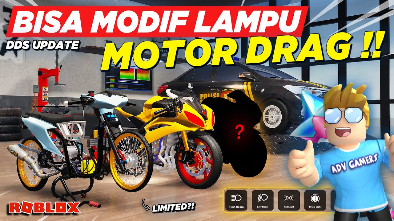 AKHIRNYA BISA MODIFIKASI LAMPU MOTOR DRAG DAN MOBIL POLISI BARU ...