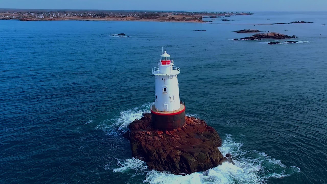 Sakonnet Point, the Llighthouse, and the West Island Fishing Club - YouTube
